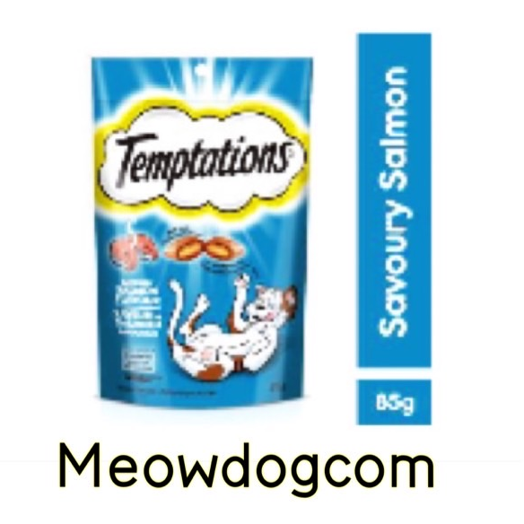 TEMPTATIONS Cat Treats Savoury Salmon 75gm | Lazada