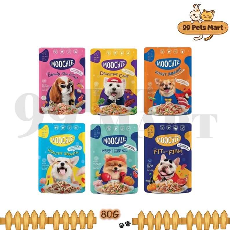 Moochie Dog Wet Food Pouch 80g/75g Mousse | Lazada
