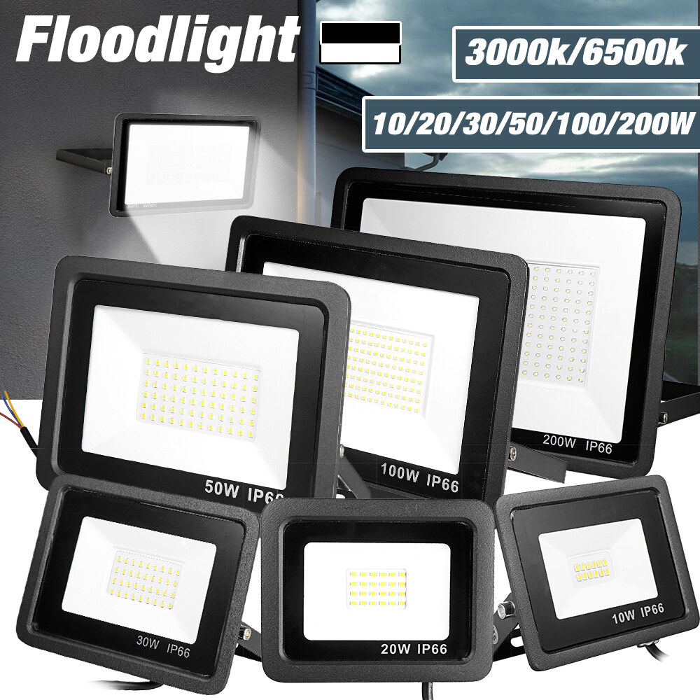 LED ฟลัดไลท์กลางแจ้งภูมิทัศน์ Floodlight IP66กันน้ำชิป LED SMD 2835 ...