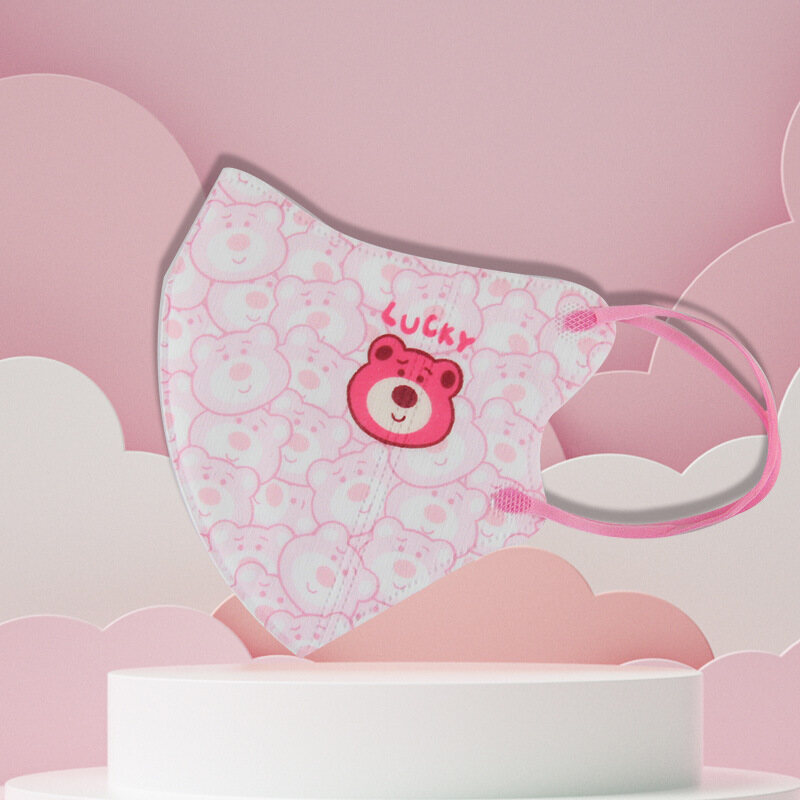I Panda 10 ชิ้น แมส ลายการ์ตูน StellaLou Lotso KN95 KF94 Mask หน้ากาก ...