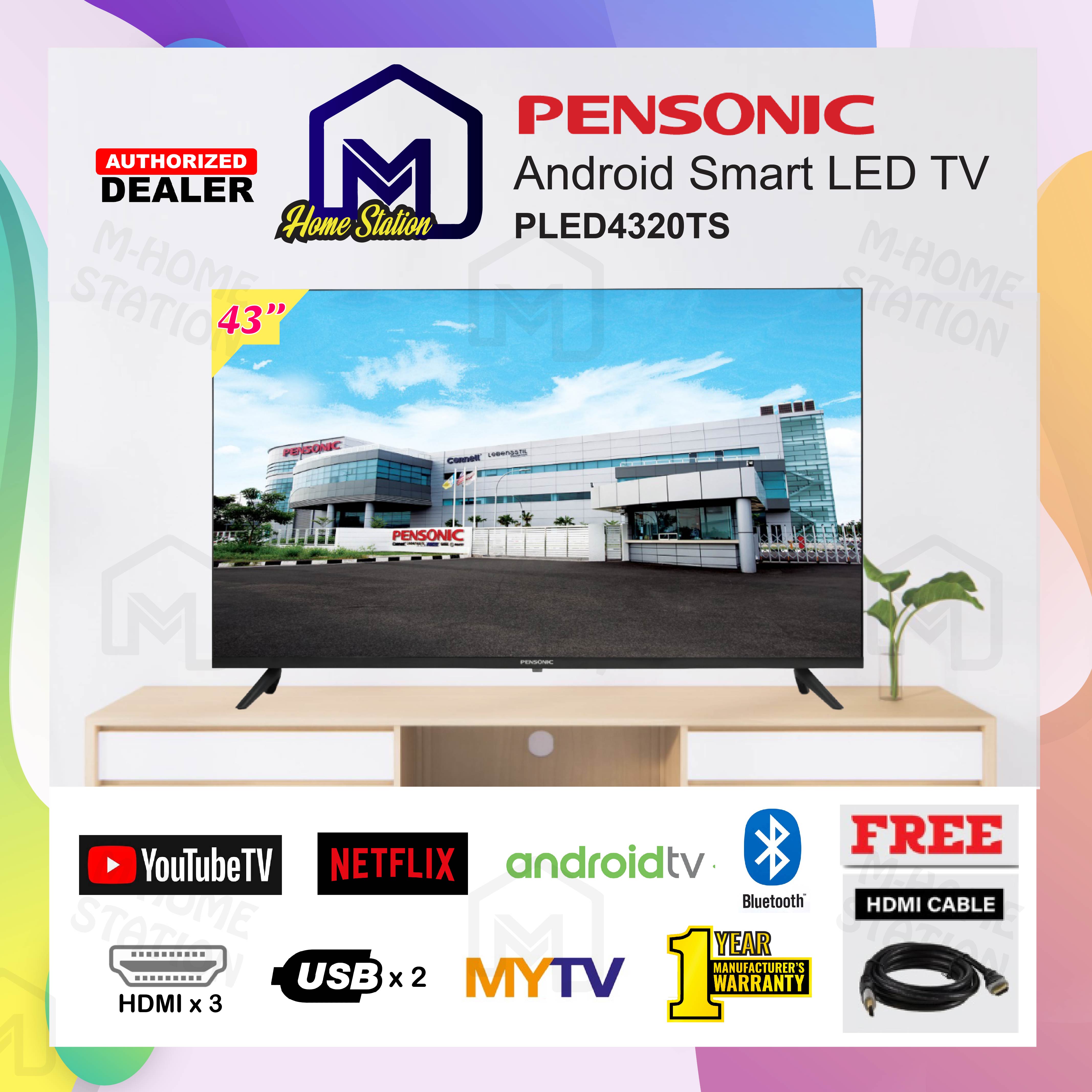 Pensonic Android Smart TV (WiFi TV) 32" 32 Inch PLED-3220TS 43" 43Inch ...