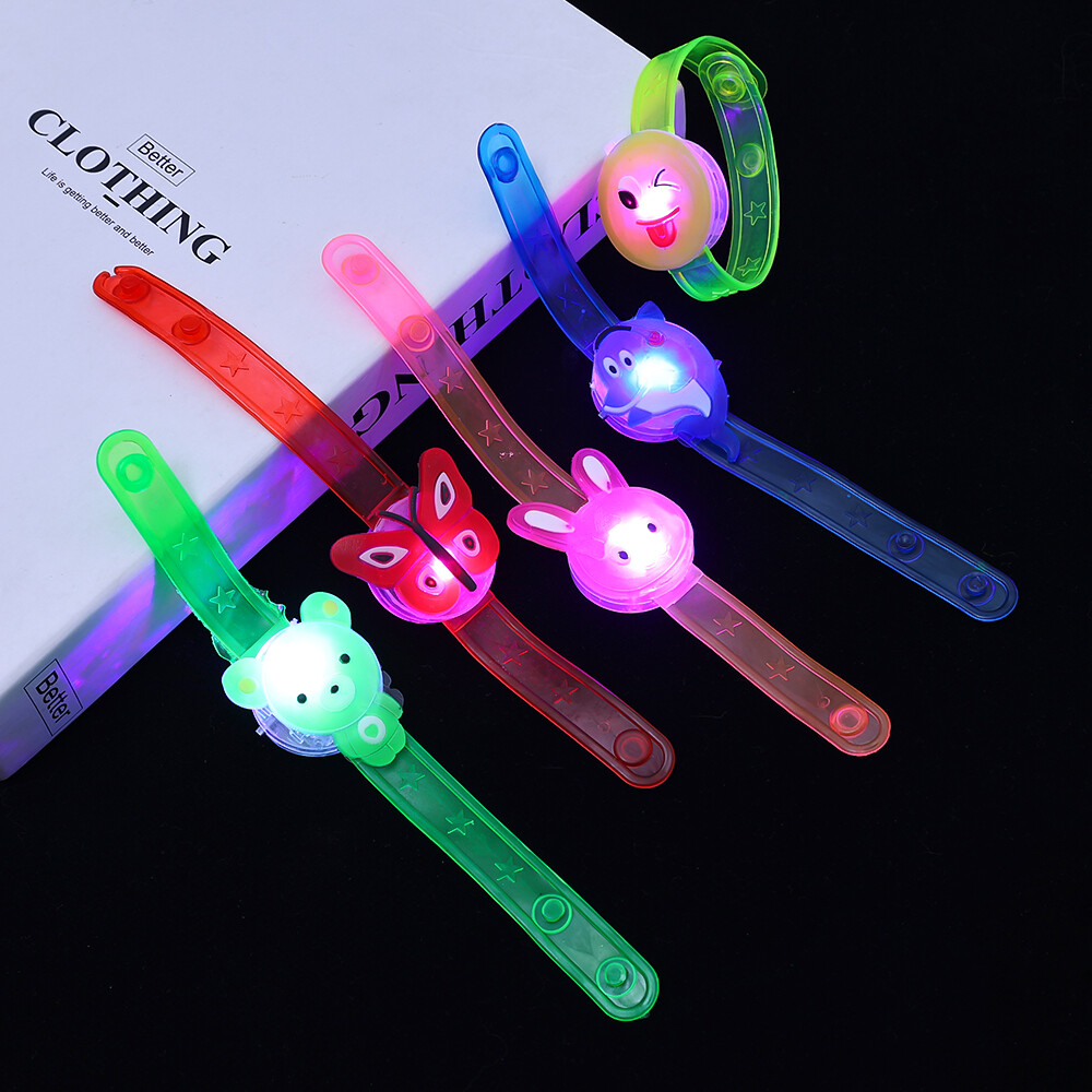 Luminous Watch Toys with Flash Children Watch Band Fluorescent Bracelet ...