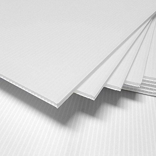 3mm thk PP Corrugated Board - A2 Size / PP Hollow Straw Board / Plastic ...