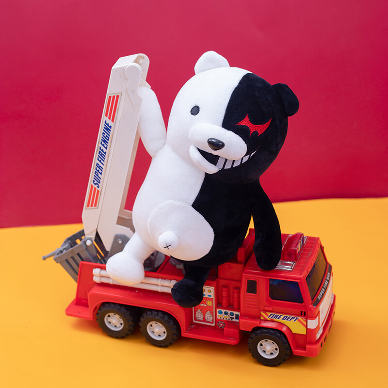25cm/35cm Dangan Ronpa Super Danganronpa 2 Monokuma Black White Bear ...