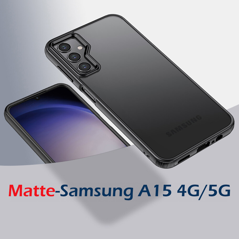 UFLAXE ICEY เคสแข็งสำหรับ Samsung Galaxy A55 A25 A35 A15 A54 A34 A24 A14 5G เคสใสผิวด้าน เคส ...
