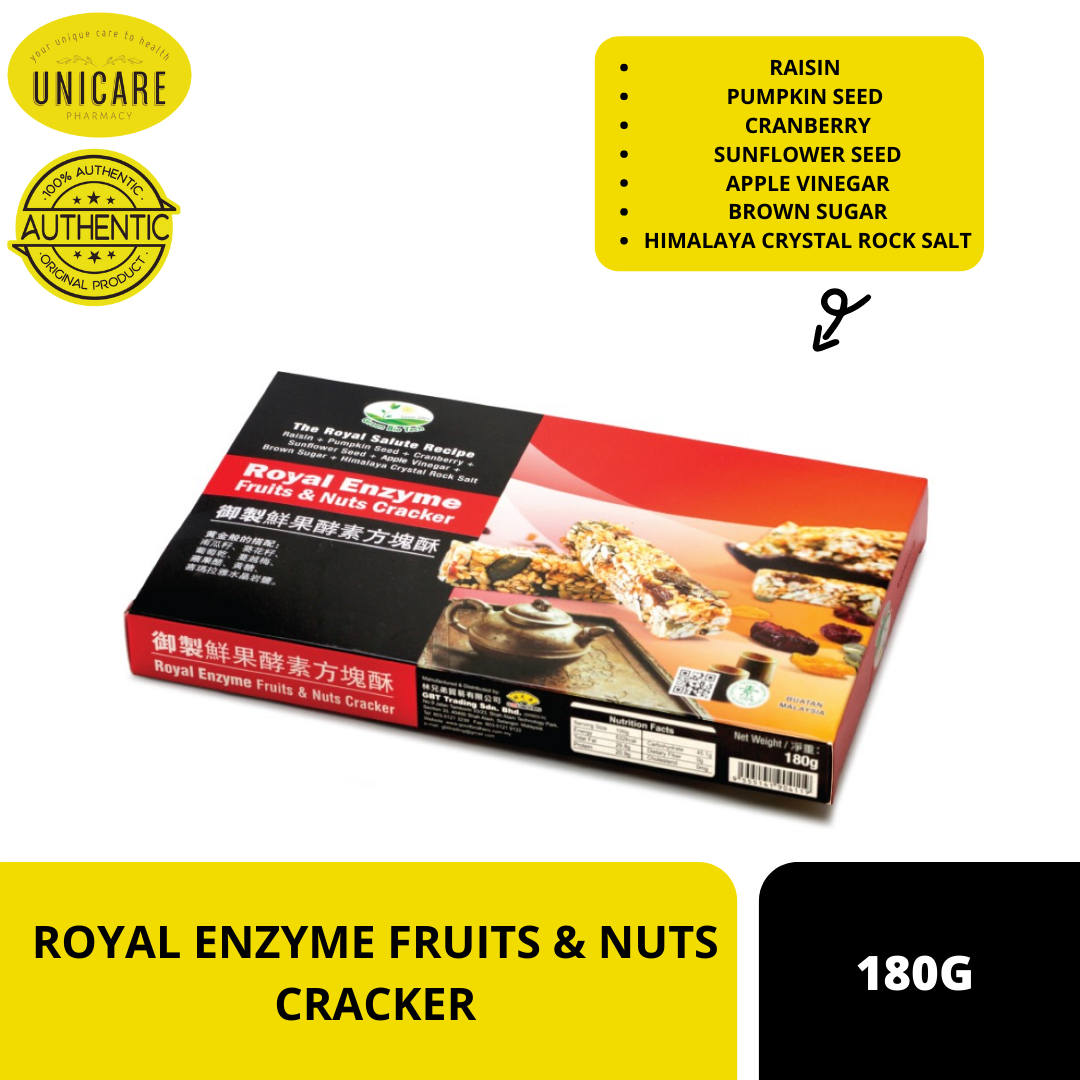 ROYAL ENZYME FRUITS & NUTS CRACKER (180G) | Lazada