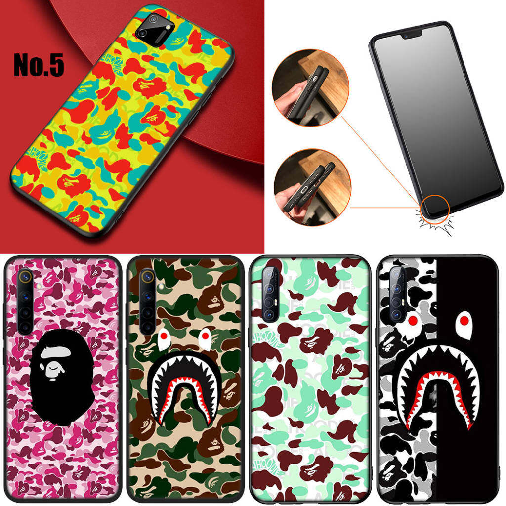 19LF BAPEเคสโทรศัพท์สำหรับRealme C2 C3 C11 C12 C15 C17 A5 2 3 5 5s 5i 6 ...