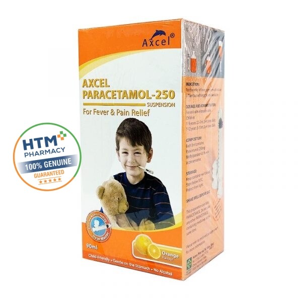 AXCEL PARACETAMOL-250 SUSPENSION 100ML | Lazada