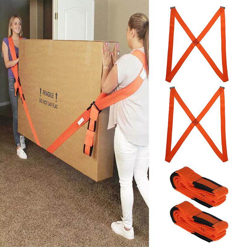 Strong Nylon Material Very Mobile Ergonomic Safety 2pcs Moving Straps ...