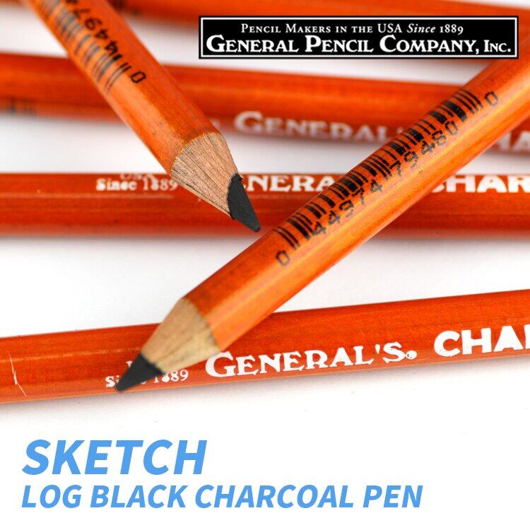 N Original GENERAL'S CHARCOAL PENCIL Sketch Charcoal Pen Painting ...