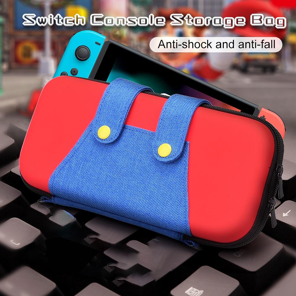 Narsta ชุดกระเป๋าใส่คอนโซล Nintendo Switch แบบพกพา,ชุดกระเป๋าใส่อุปกรณ์เสริมเคสแข็งสำหรับเก็บ ...