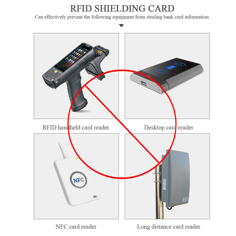 Anti Skimmer Bank Card Anti Theft RFID Blocking Card PAY WAVE บล็อก ...