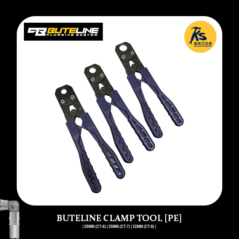 BUTELINE CLAMP TOOL [PE] ( 20MM (CT-6) | 25MM (CT-7) | 32MM (CT-8 ...