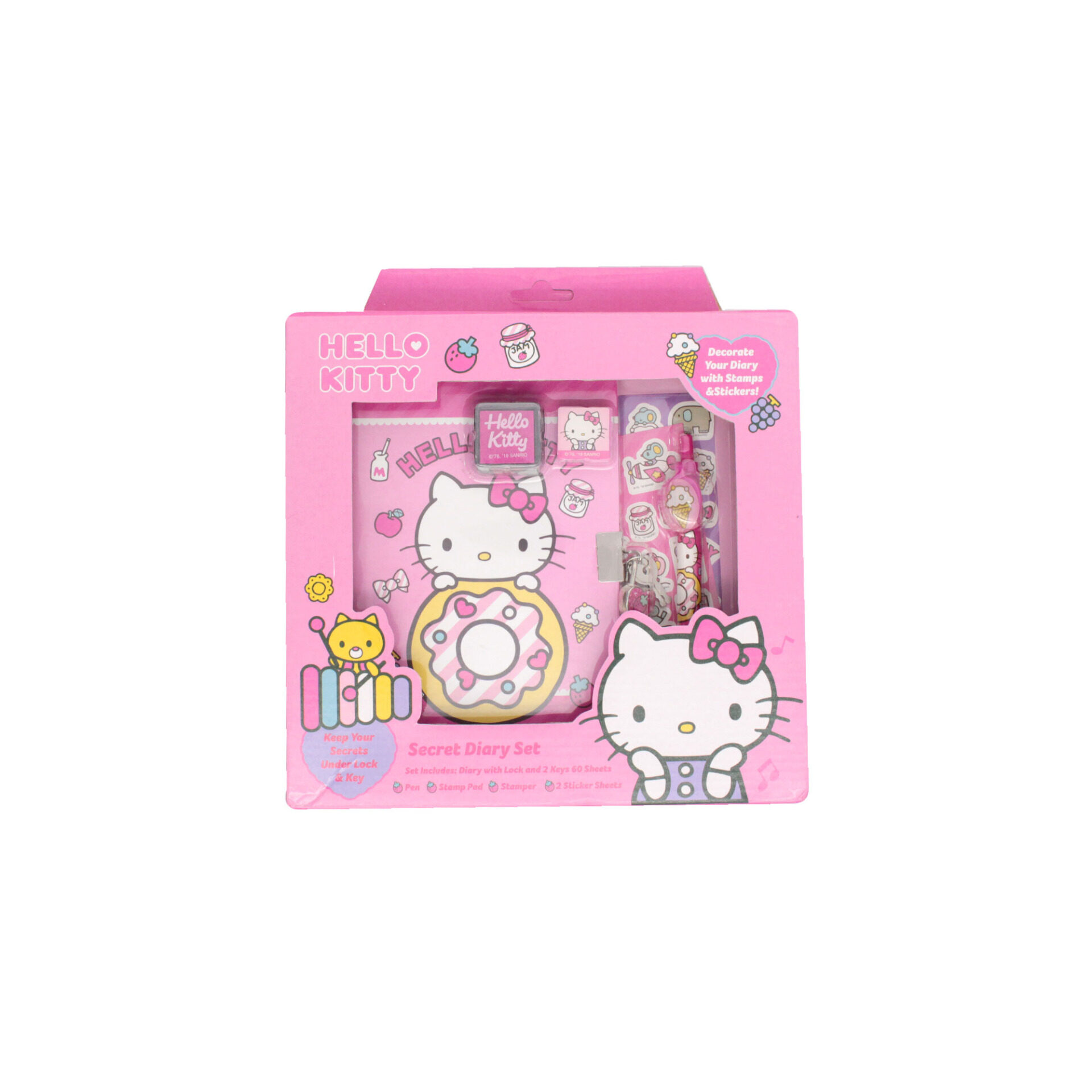 Sanrio Hello Kitty Secret Diary Set Set Diari With Lock 2 Keys sanrio-hello-kitty-secret-diary-set-set-diari-with-lock-2-keys