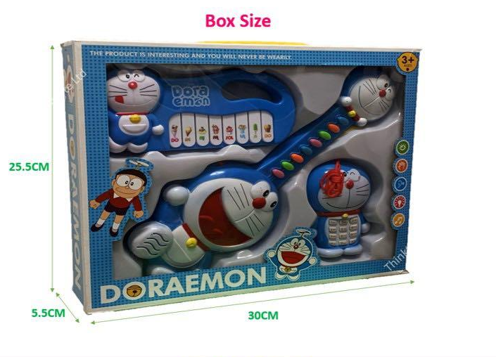 Doraemon Musical Play Set with Keyboard, Guitar and Mobile Phone | Lazada