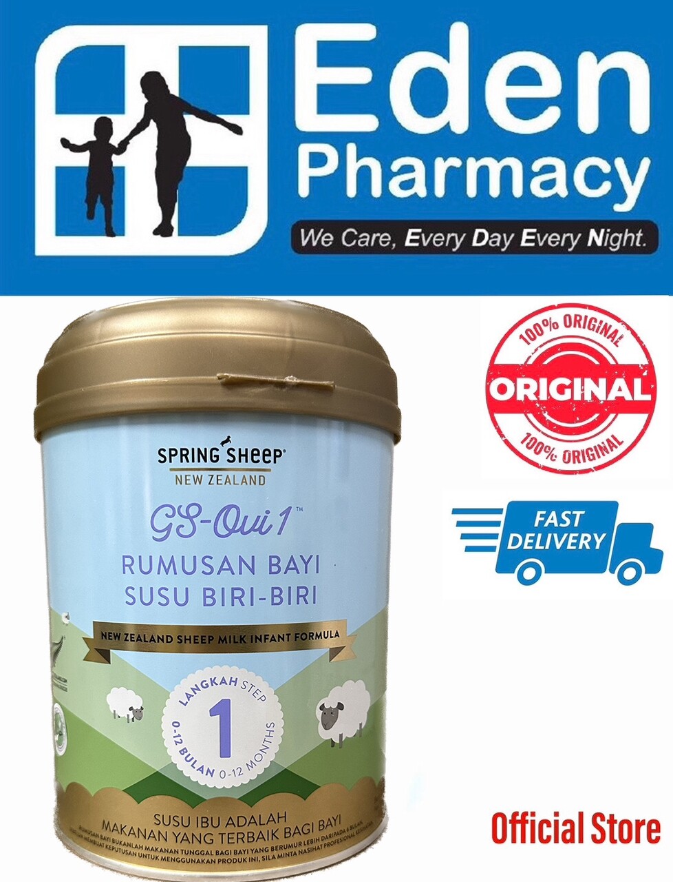 Spring Sheep Premium New Zealand Sheep Milk Powder (Probiotic/Gentle ...