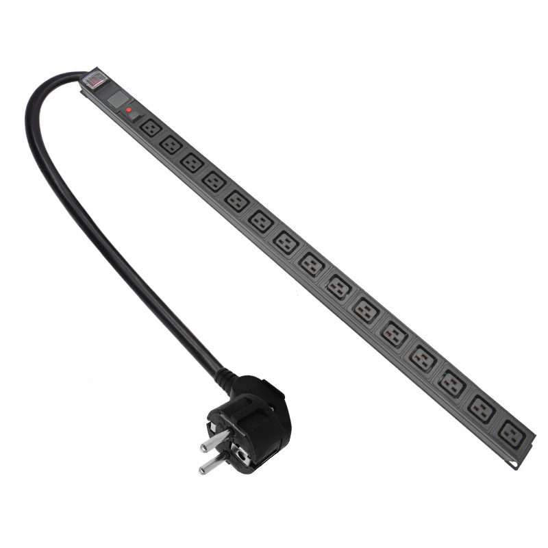Pdu Power Strip C19 Output 15 Ac Socket With Current Display Meter C13 C20 Uk Us Au Israel Eu