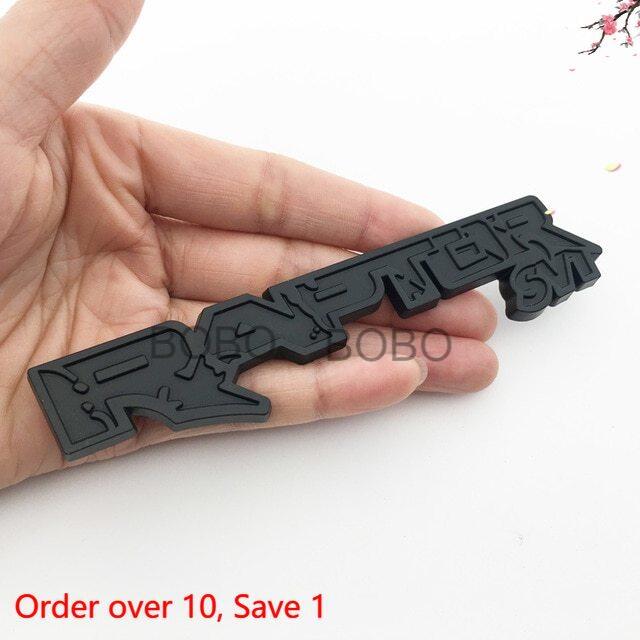 BOBO Creative 3D Metal Car Sticker Raptor SVT logo Emblem Badge Decal ...
