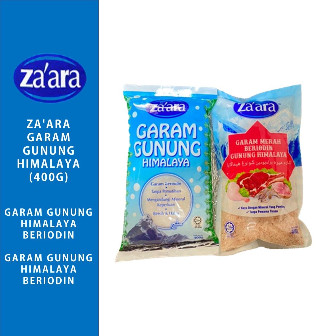 ZA'ARA Garam Gunung Himalayan 400g | Lazada