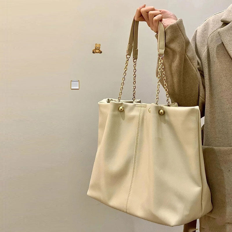 QFDI Bag New Women 'S Bag Large Handbag Fashion Tote Bag Textured ...