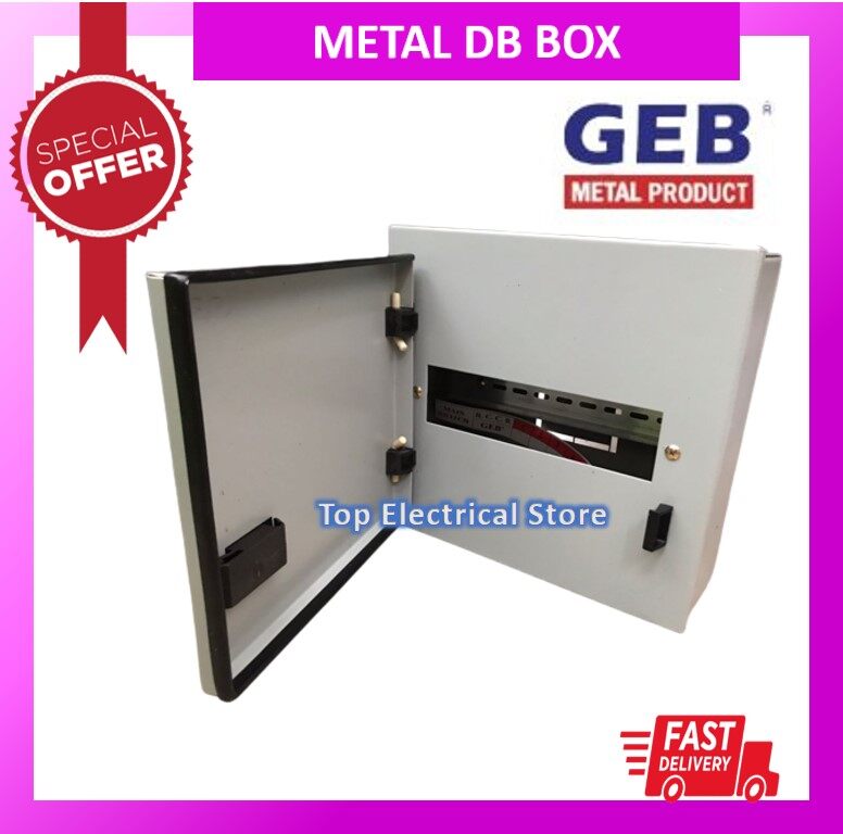 GEB EPS METAL CLAD DB 1 ROW 10 WAY DISTRIBUTION BOX ELECTRICAL BOX ...