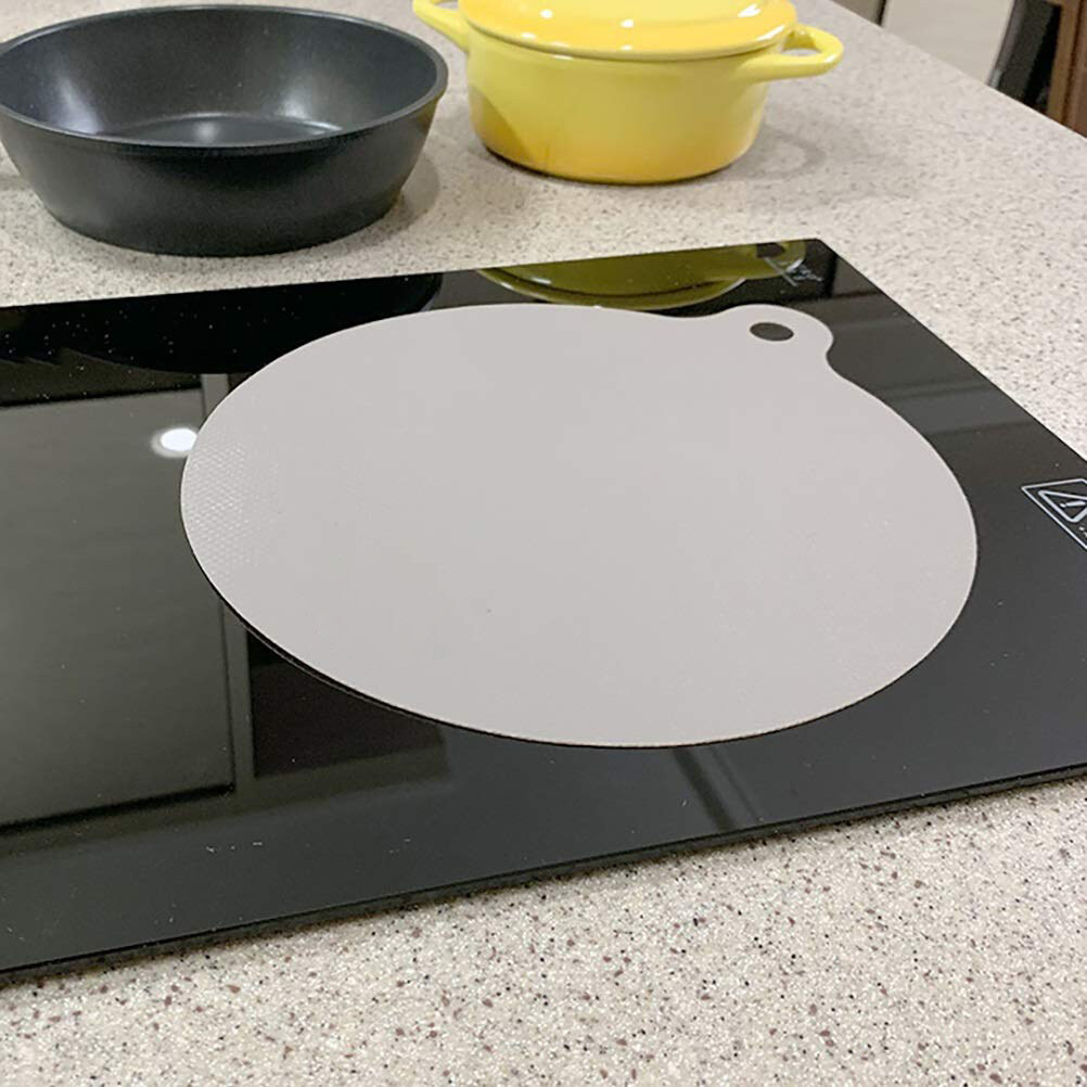 Induction Cooktop Mat Non-Slip Electric Cooktop Protective Pad Reusable ...
