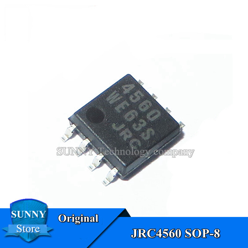 10Pcs Original JRC4560 SOP-8 NJM4560M 4560 SOP8 Dual Op Amp IC ชิปใหม่ ...