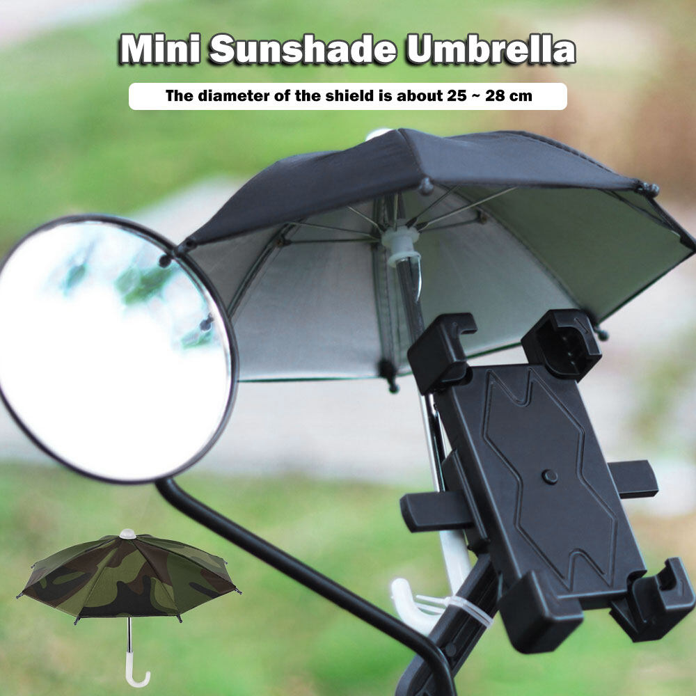 Phone Umbrella Mini Motorcycle Phone Holder small Umbrella Phone Sun ...