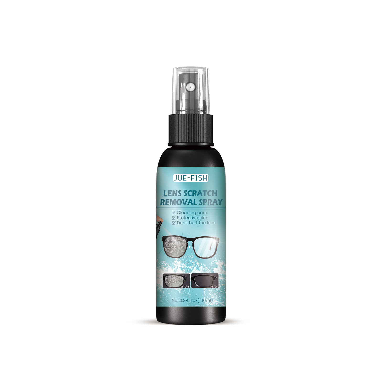 Jue-Fish Glasses Lens Cleaner Eyeglass Scratch Removal Spray Lens ... Jue-Fish Glasses Lens Cleaner Eyeglass Scratch Removal Spray Lens ...