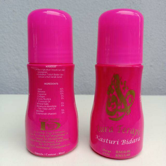 Aura Terapi Collagen Kasturi Bidara (Pink) Minyak Angin Aura yang best | Lazada