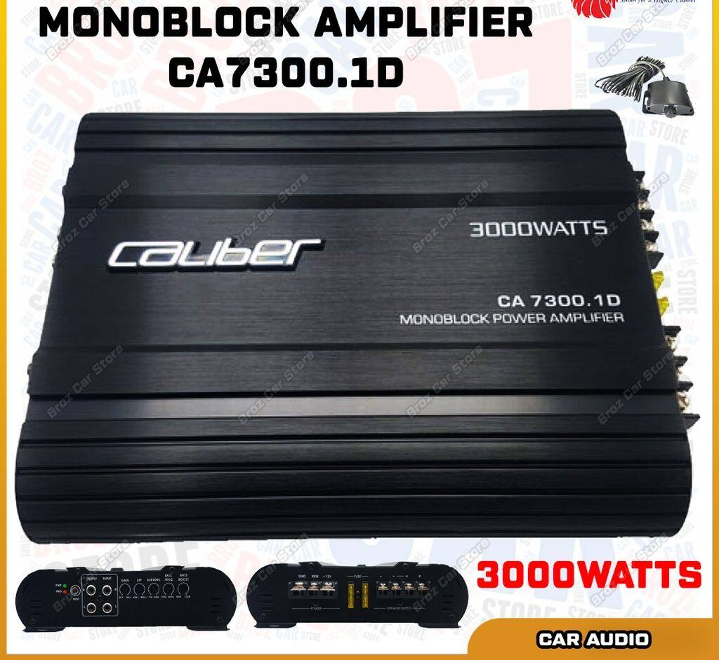Caliber Monoblock Power Amp CA-7300.1D 3000Watts Mono-Block Car Power ...
