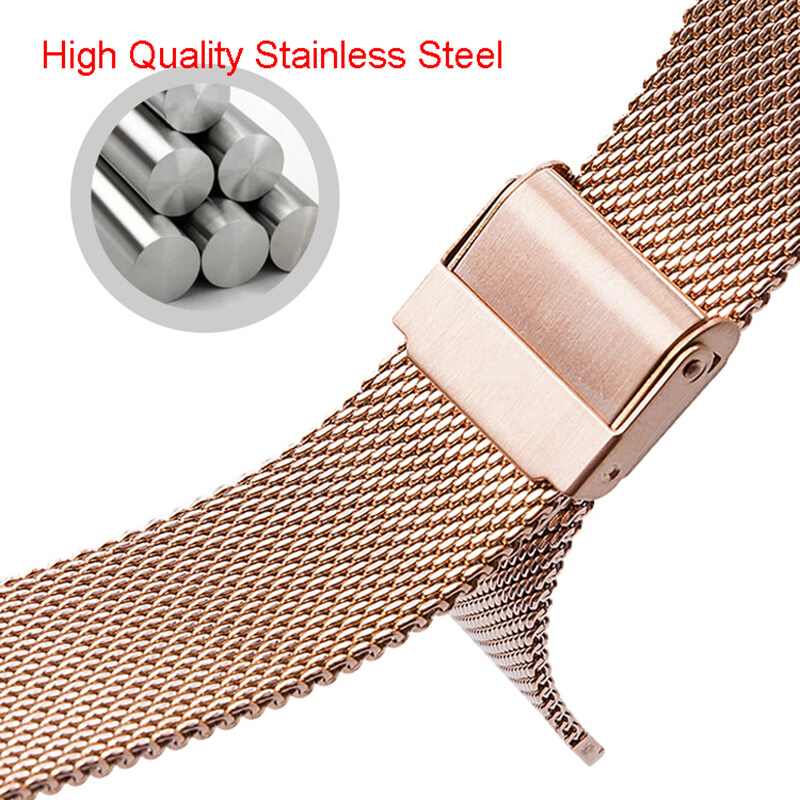 For DW Watch Steel Band Mesh Strap for Daniel Wellington Watch Band ...