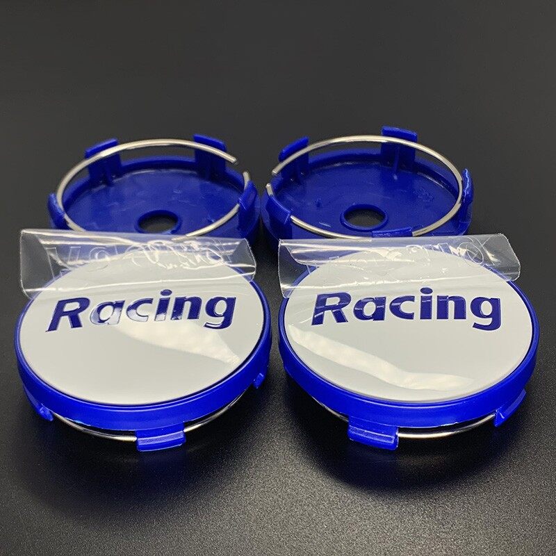 ZEWAN NEW (4PCS) 60mm Car Sport Rim Hub Cap Racing Wheel Cap For Enkei ...
