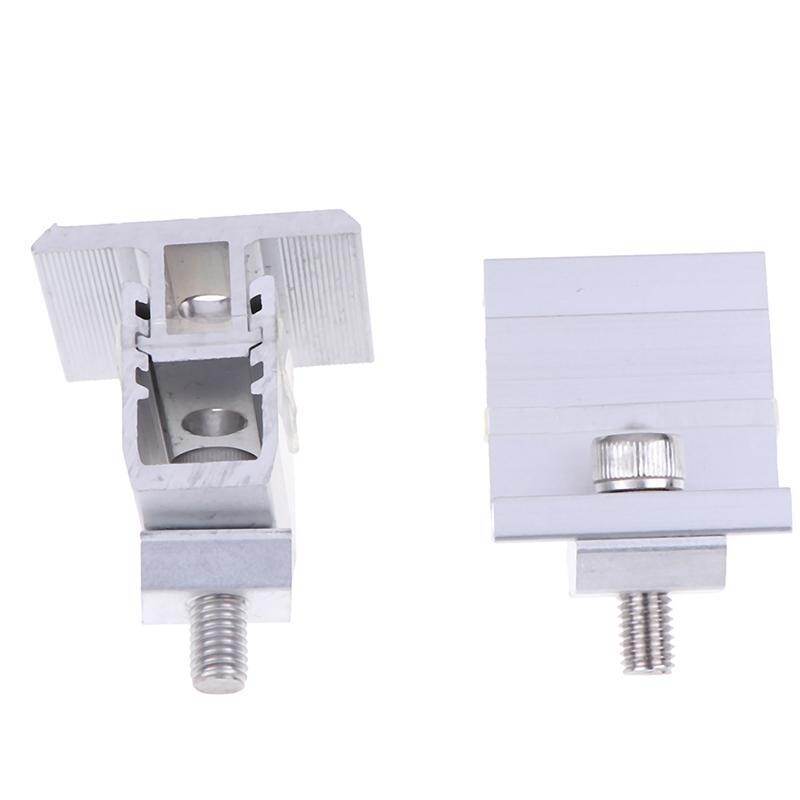Solar Panel Mounting Bracket End Mid Clamp Kit Adjustable For 19mm ...