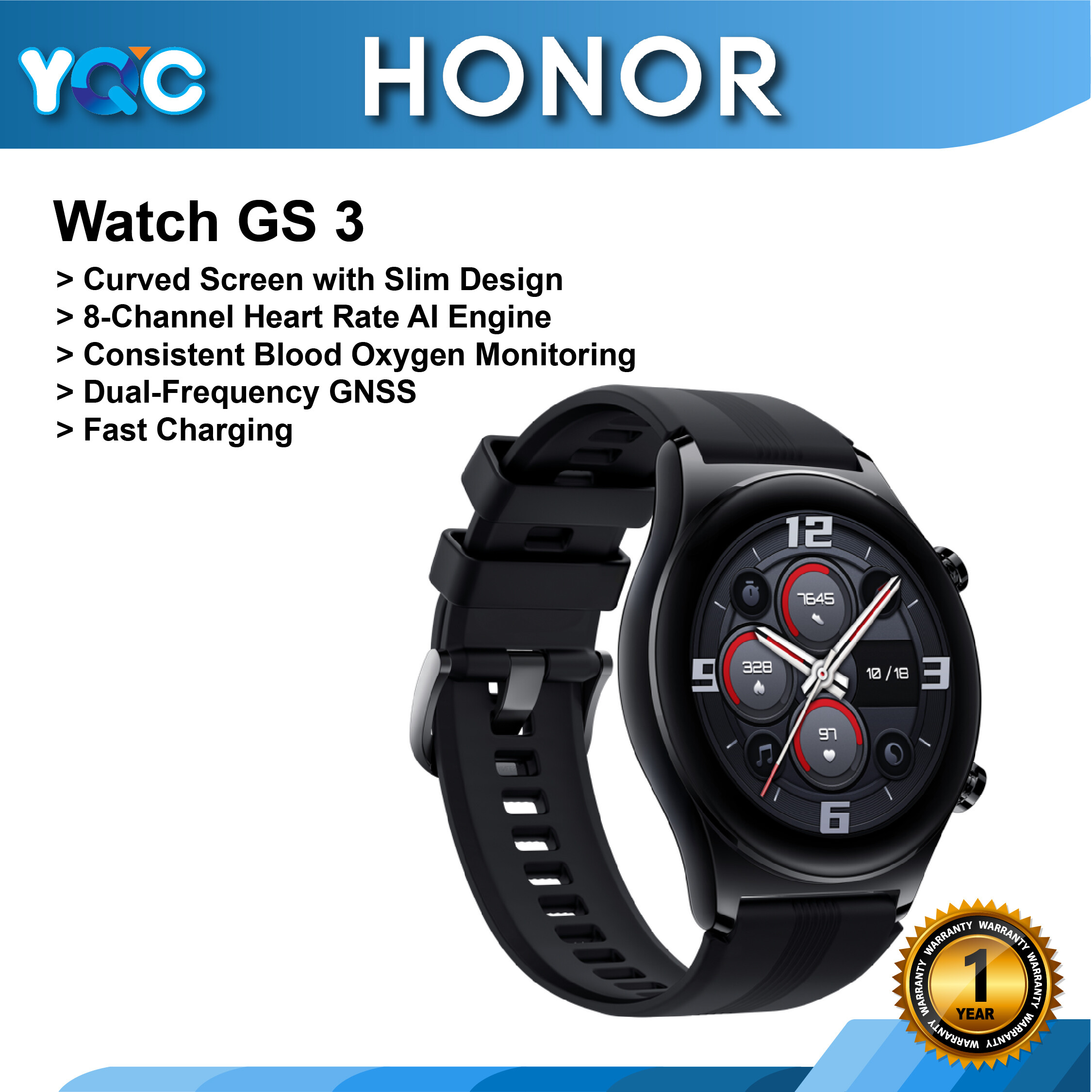 Honor Watch GS 3 Price in Malaysia & Specs - RM748 | TechNave
