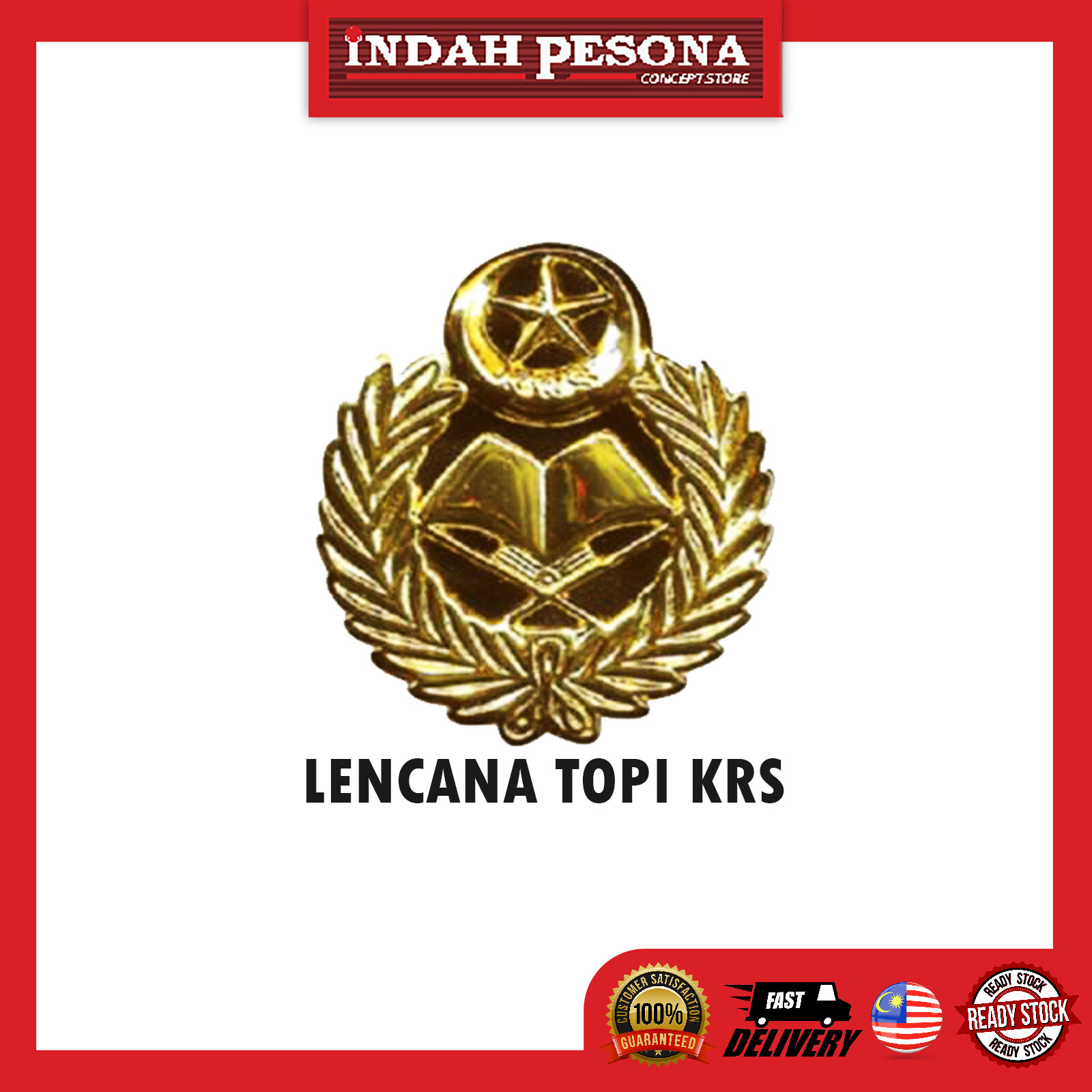LENCANA TOPI KADET REMAJA SEKOLAH (KRS/TKRS) | Lazada