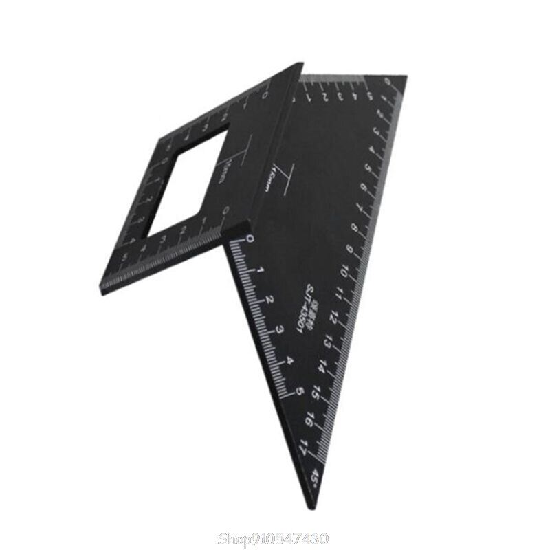 Multifunction Angle Ruler 45 90 Degree Gauge Measuring T Rule Aluminum ...
