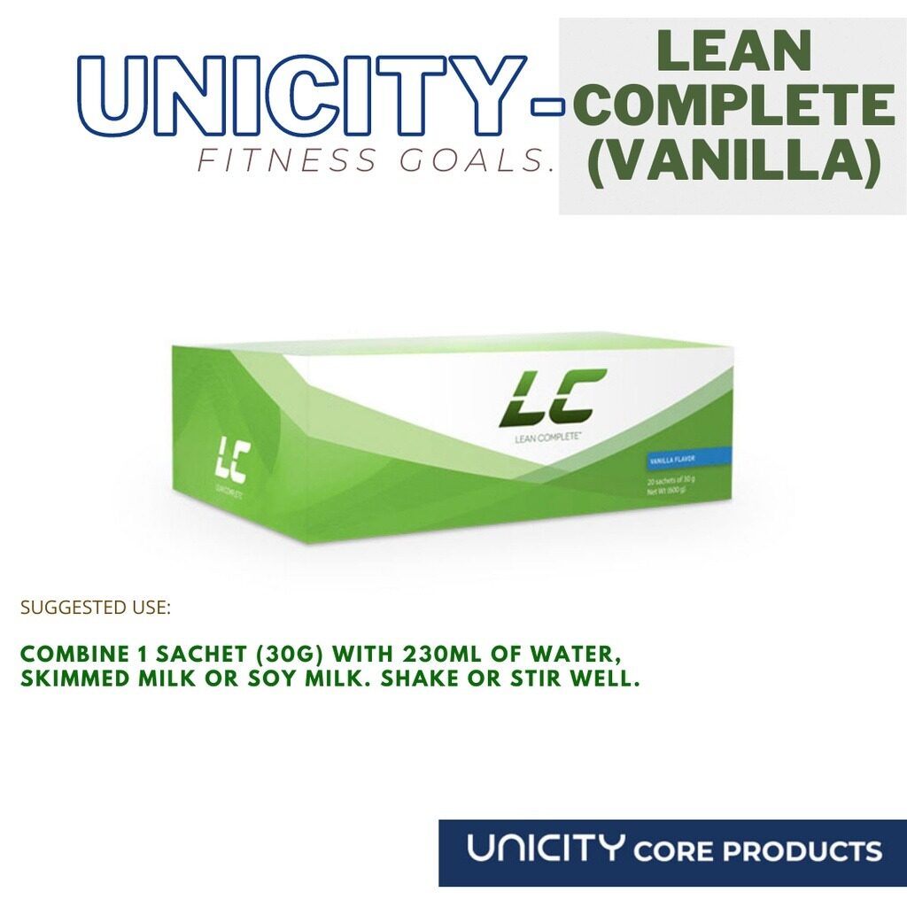 Unicity Lean Complete High Fiber Diet Supplement With Delectable Flavor ...