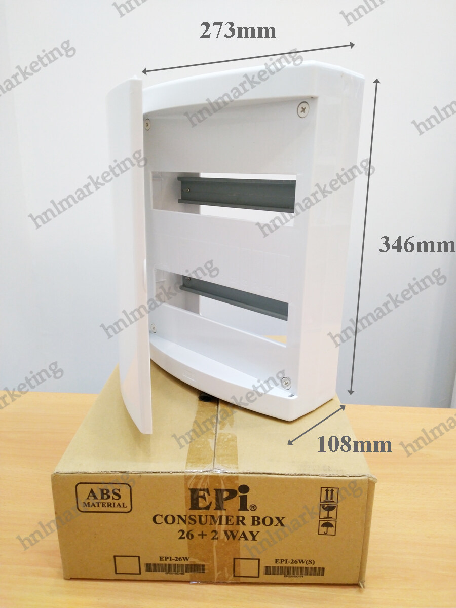 DB BOX MCB BOX 28WAY 45WAY MCB DISTRIBUTION BOX ELCB RCCB PVC | Lazada