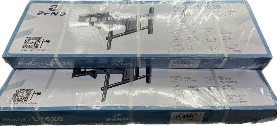 Zeno 100% Authentic LP620 Extra Long Arm Full Motion TV Wall Mount ...