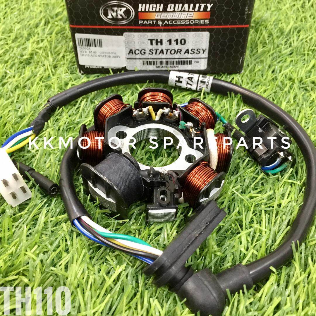 HONDA NSR150 NSR / HURRICANE TH110 ACG STATOR ASSY MAGNET STARTER FUEL ...