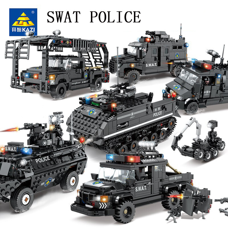 Spot KAZI New Special Police Armed Chariot Military Tank Light and ...