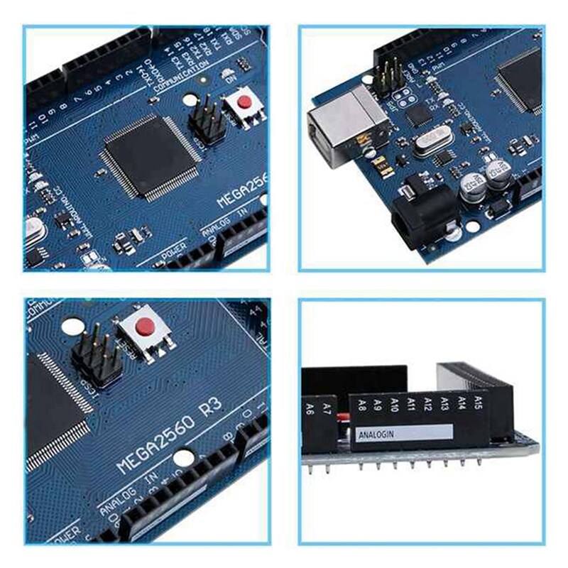 For Arduino Mega 2560 R3 Compatible Development Board MEGA2560 CH340 ...