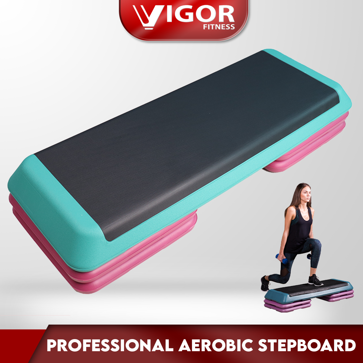 Professional Aerobic Stepper Exercise Fitness Stepboard | Lazada