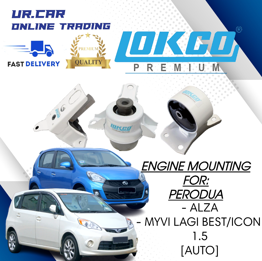 LOKCO PREMIUM PERODUA ALZA , MYVI LAGI BEST / ICON 1.5 [AUTO] ENGINE ...