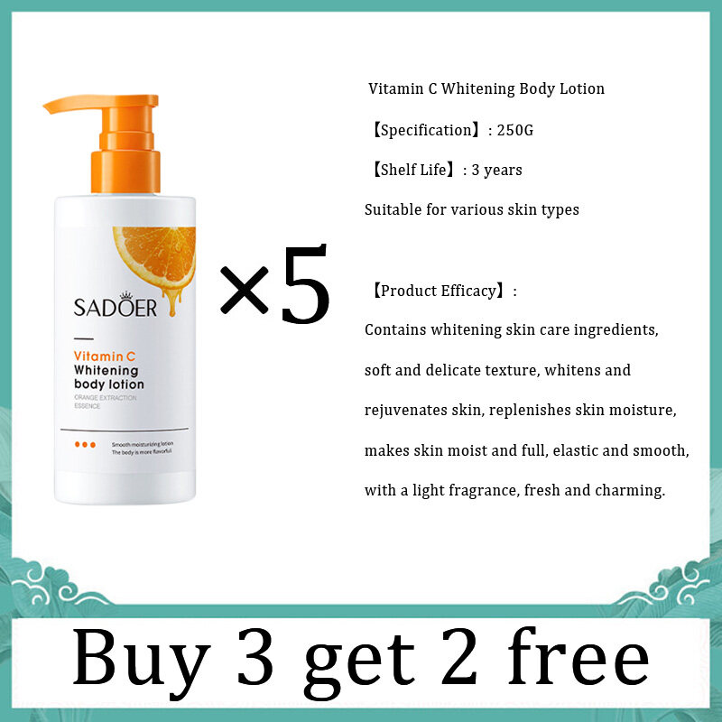 Body Whitening Vitamin C Body Lotion Sadoer Body Lotion Vitamin C