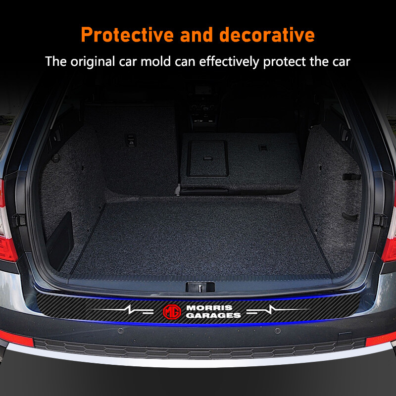 Car Rear Trunk Door Sill Plate Sticker Fit for MG HS ZS MG3 MG5 MG6 ...