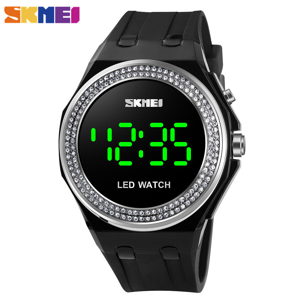 SKMEI Fashion Casual Creative LED Light Women Electronic Wristwatches ...