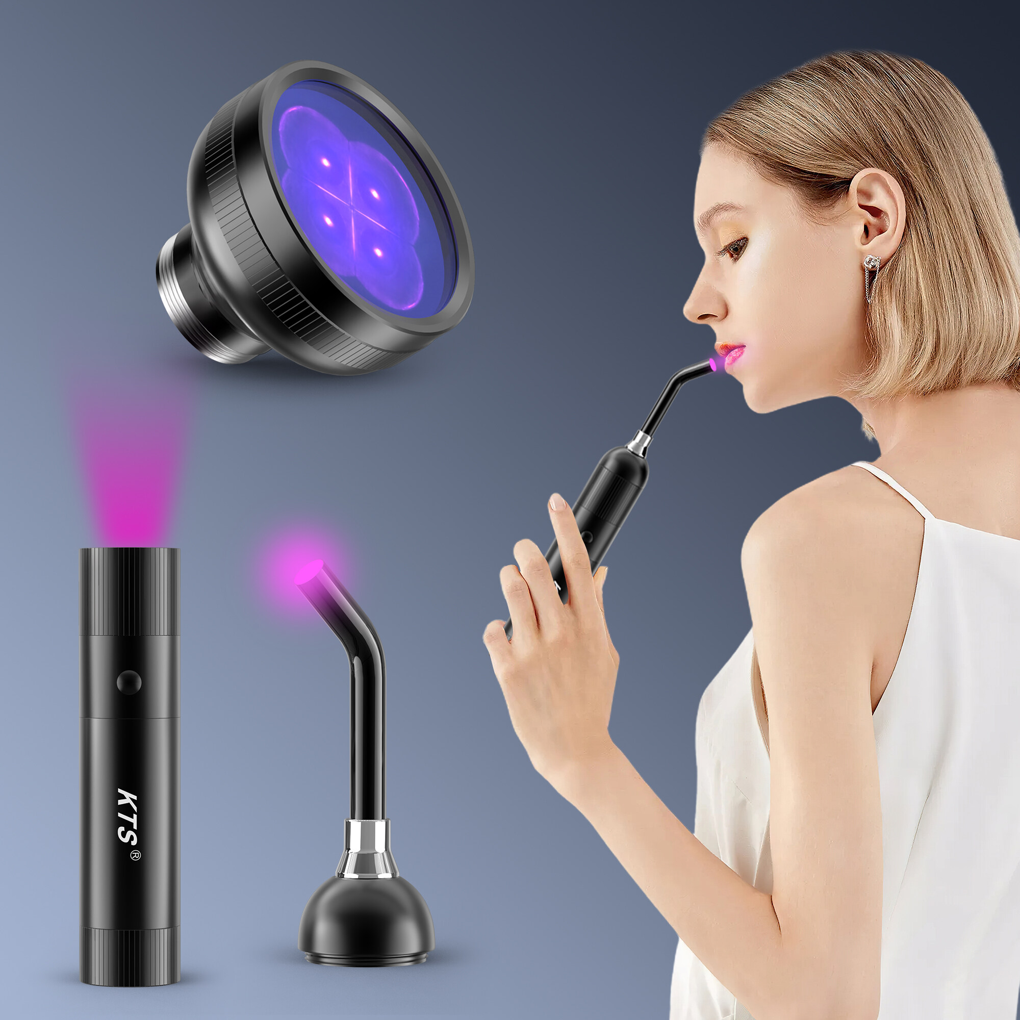 KTS Red Light Therapy Device - Canker Sore Cold Sore Treatment for Lips ...