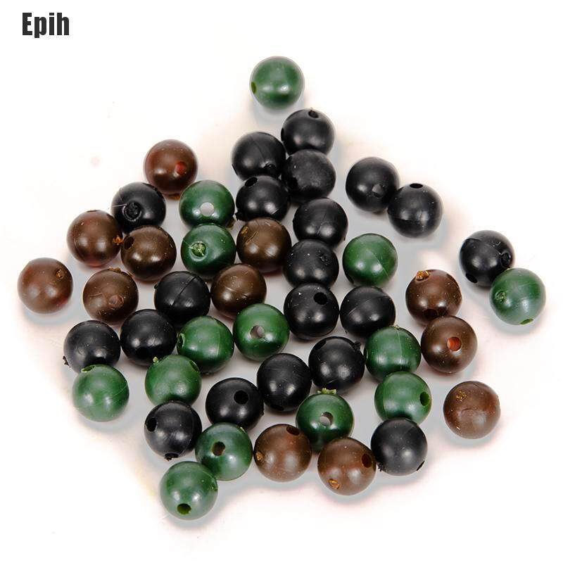 [Epih] ลูกปัดตกปลายางนิ่ม50ชิ้น/แพ็คสำหรับตกปลาคาร์พบาร์เบลตกปลาเนื้อ ...